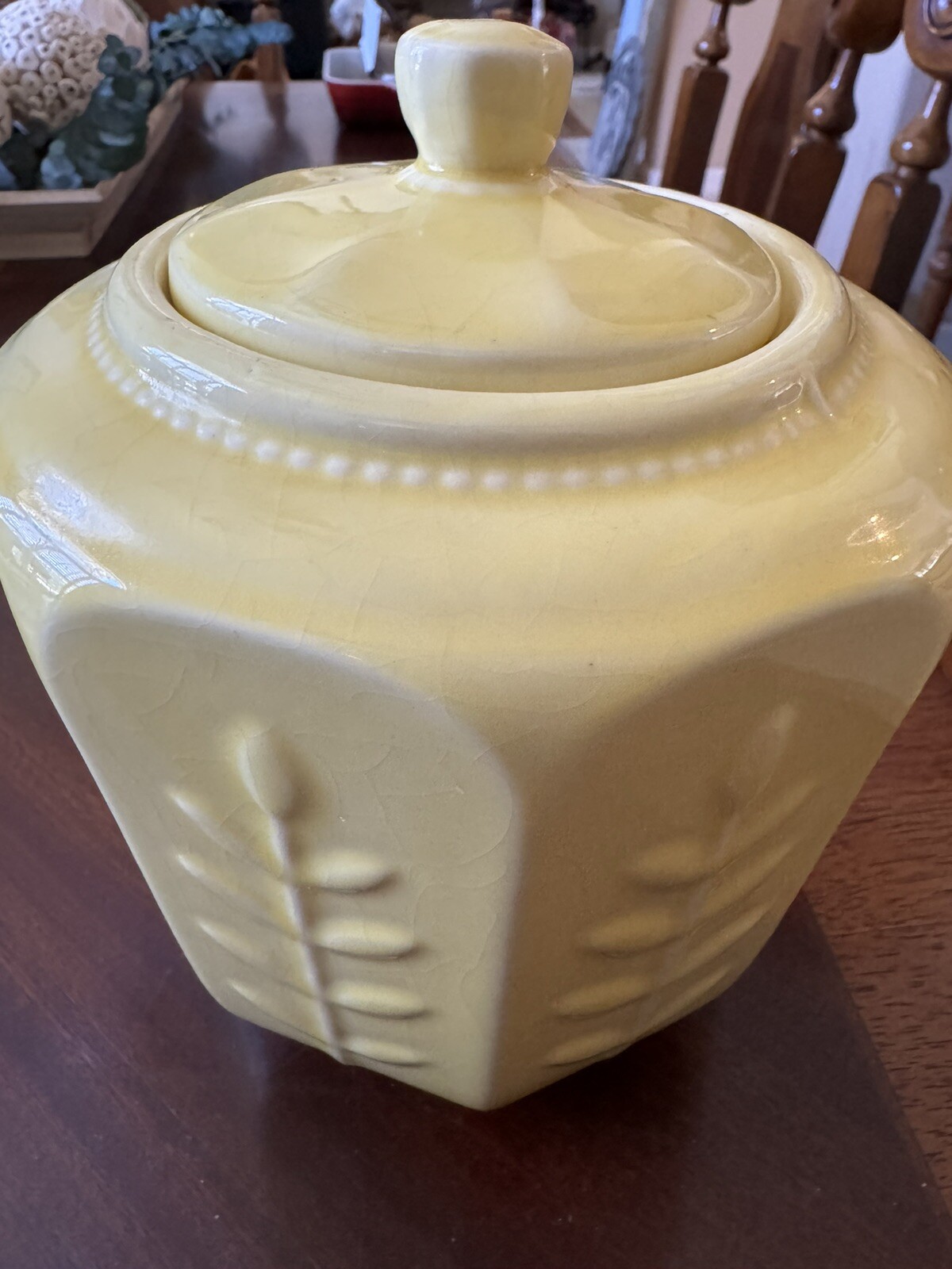 VINTAGE Shawnee USA Pottery Cookie Jar - Yellow *Imperfections In Pics ...
