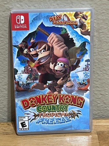 Nintendo Switch Donkey Kong Country Tropical Freeze Game and Case | eBay