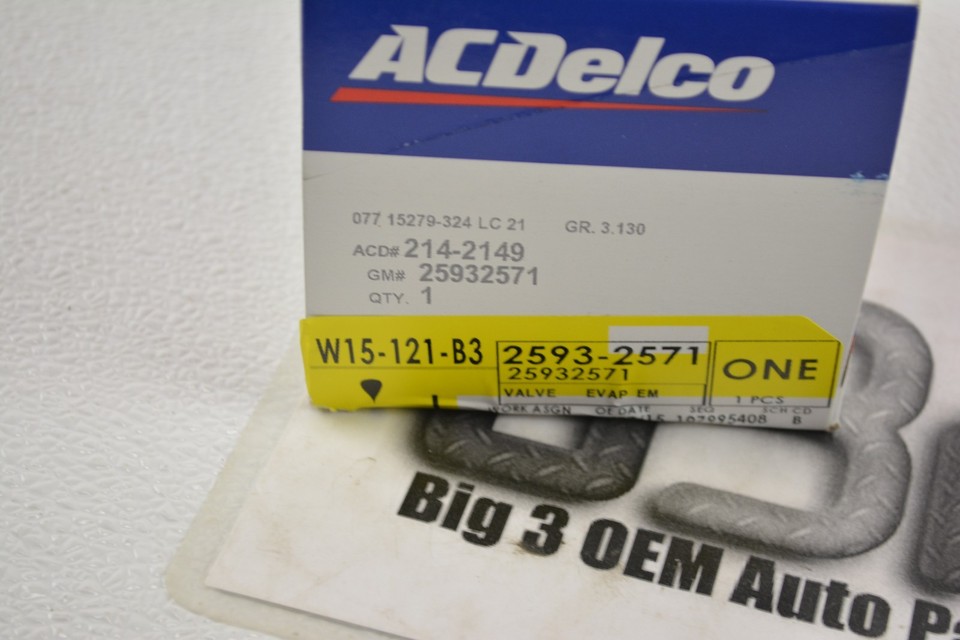 ACDelco 214-2149 Original GM Vapor Canister Purge Solenoid Valve ...