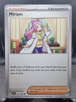 Miriam - 179/198 Uncommon Card Scarlet & Violet Pokemon TCG Mint | eBay