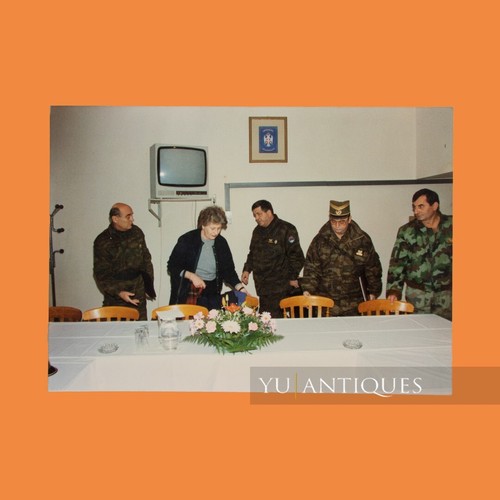 Bosnia Serbia VRS Army General Manojlo Milovanovic At Conference 90s ...