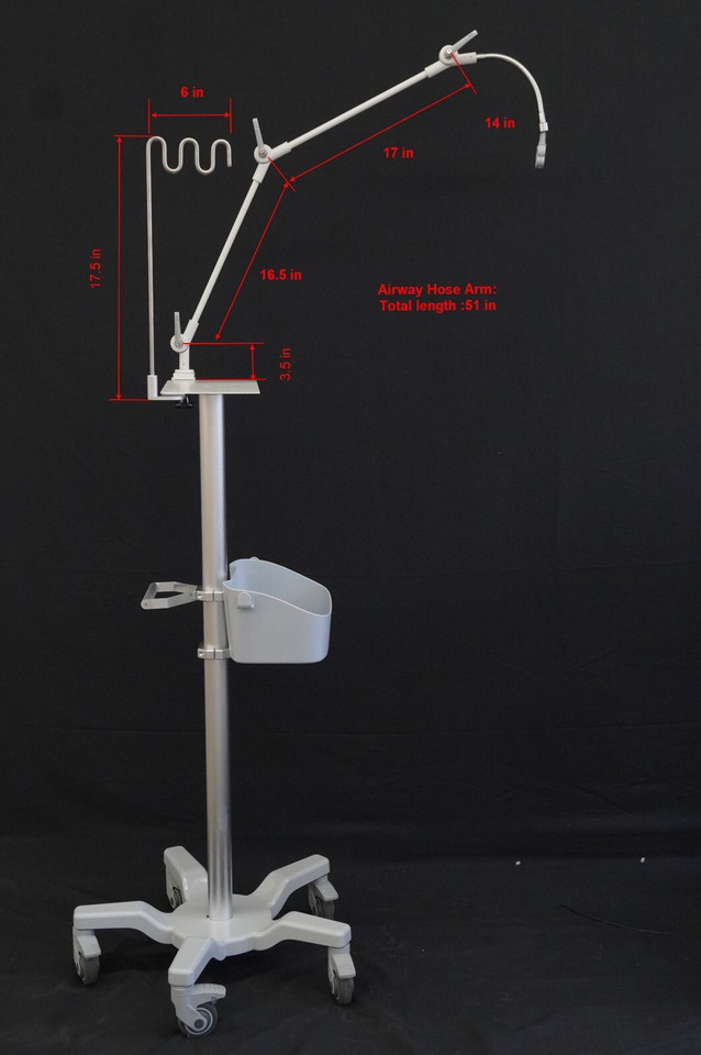 Roll Stand for Philips Trilogy Evo ventilator with options | eBay