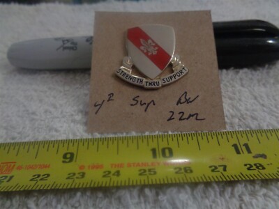 4th Support Battalion 22M Unit Crest, DI, DUI (DRAW#G7) | eBay