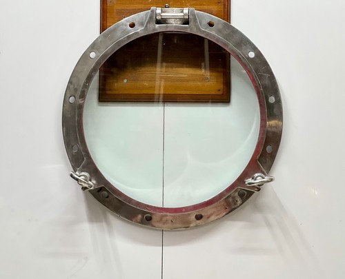 Interior Theme Marine Antique Aluminum Round Porthole Window Hatch with ...