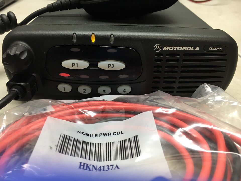 Motorola CDM750 LOW BAND 42-50MHz 4ch 60 Watt mobile radio ...