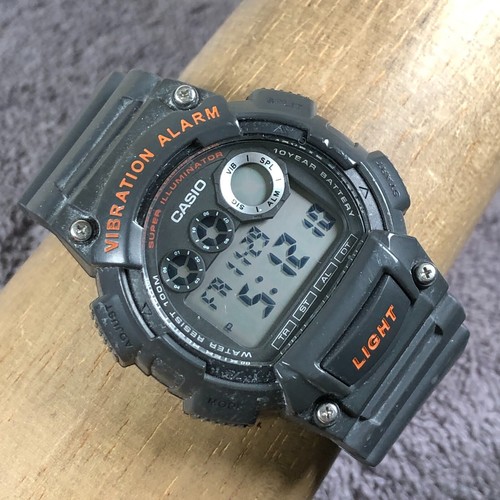 Casio Men W-735H Sport Multifunction Rubber 43mm Quartz Digital Watch 8 ...