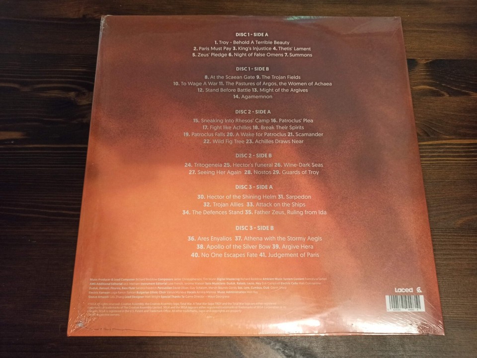Troy - A Total War Saga - Video Game Soundtrack - VGM OST Vinyl LP | eBay