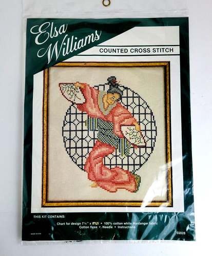 Elsa Williams® DANCING GEISHA Counted Cross Stitch Kit #02028 - New ...