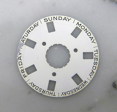 Genuine Rolex 3155 Caliber White Day Date Disc for Watch 18208 18296 ...