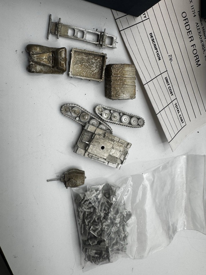 Quality Castings WWI WWII Wargaming Mini 15mm Tanks Jeeps Soldiers ...