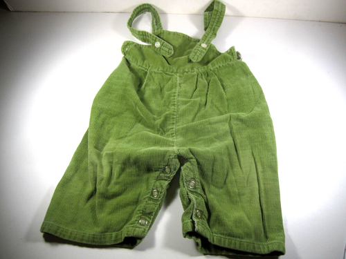 Vintage 1980 Kmart Olive Green Corduroy Bib Overalls Kids Toddler Size ...