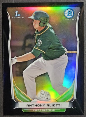 2014 Bowman Chrome Prospects Black Refractor #BCP77 Anthony Aliotti SP /99 | eBay