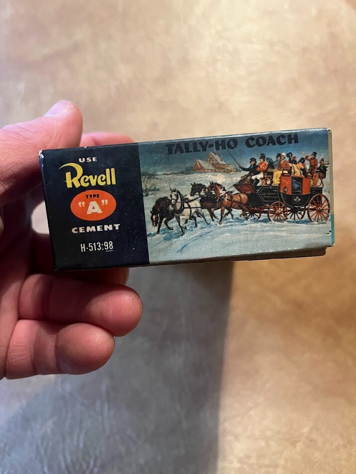 REVELL TALLY-HO COACH PLASTIC MODEL KIT #H-513:98 Partially complete | eBay