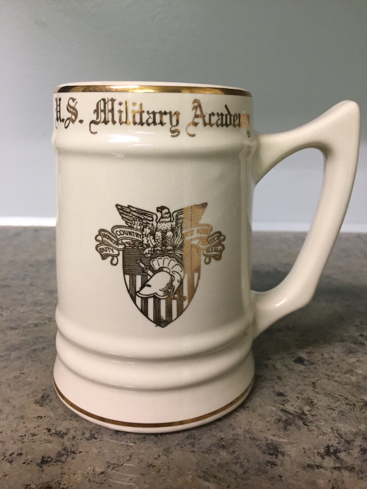 W C Bunting ceramic stein beer mug, West Point USMA miltary academy | eBay