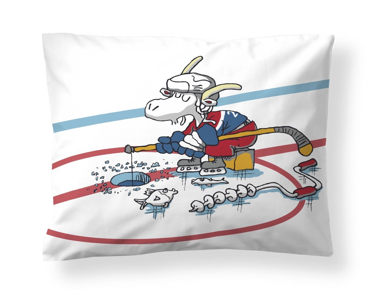 Mr. Clutterbuck Ice Fishing Pillowcase 50 x 60 cm Finlayson | eBay