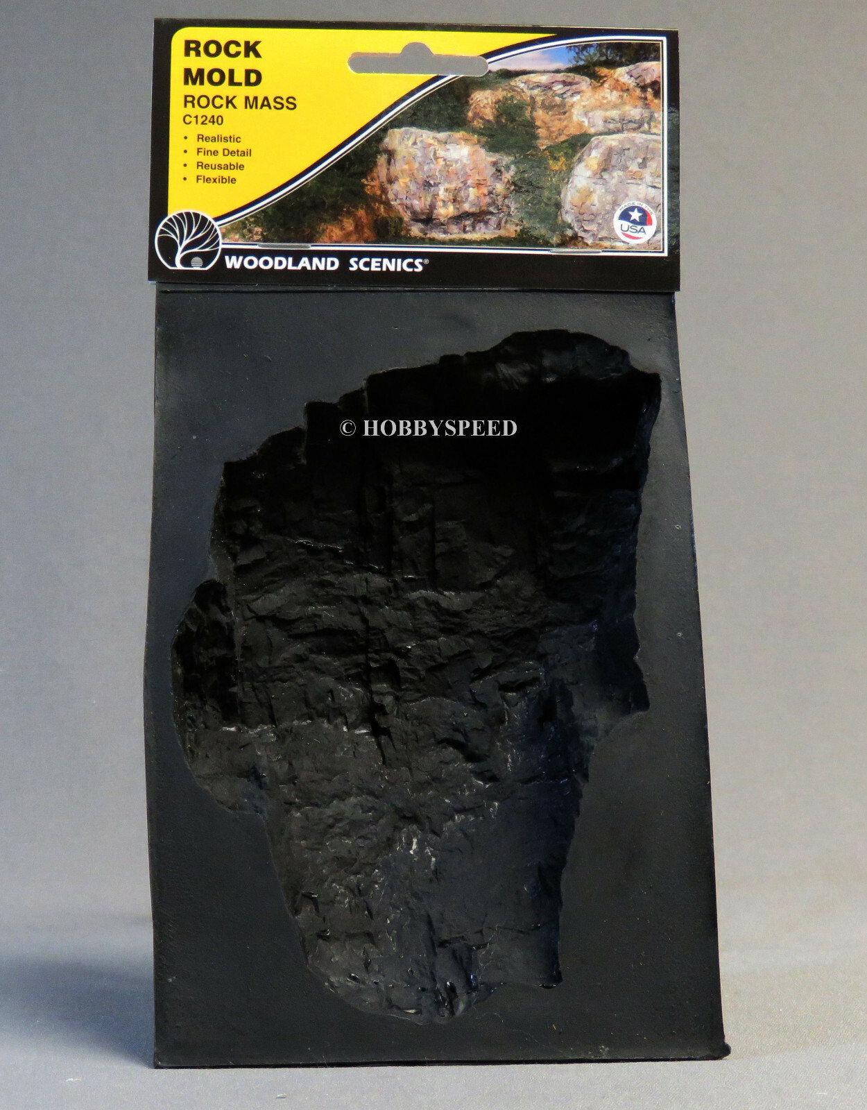 WOODLAND SCENICS ROCK MOLD ROCK MASS HO N O ALL GAUGE train scenery ...