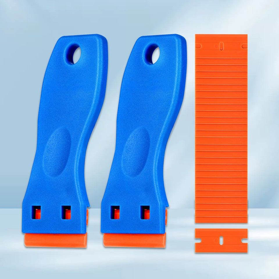2pcs Razor Blades Scrapers Plastic Wall Paint Remover Car Film ...