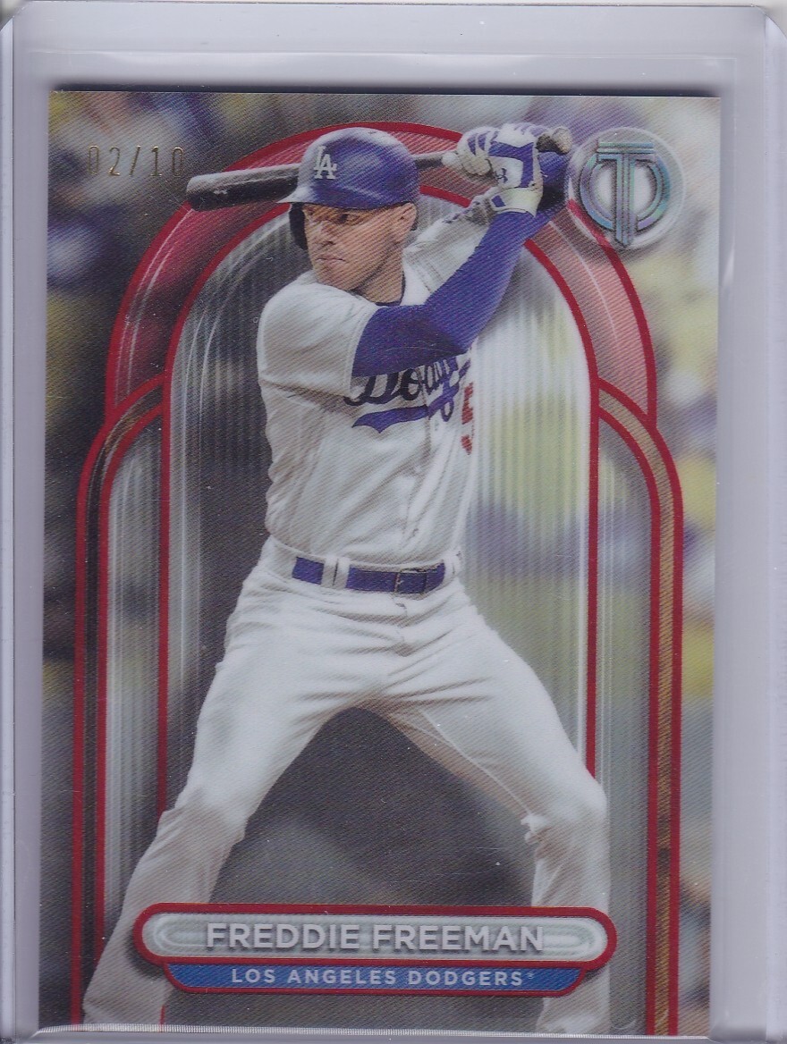 #2/10 2024 Topps Tribute Freddie Freeman Red Los Angeles Dodgers | eBay