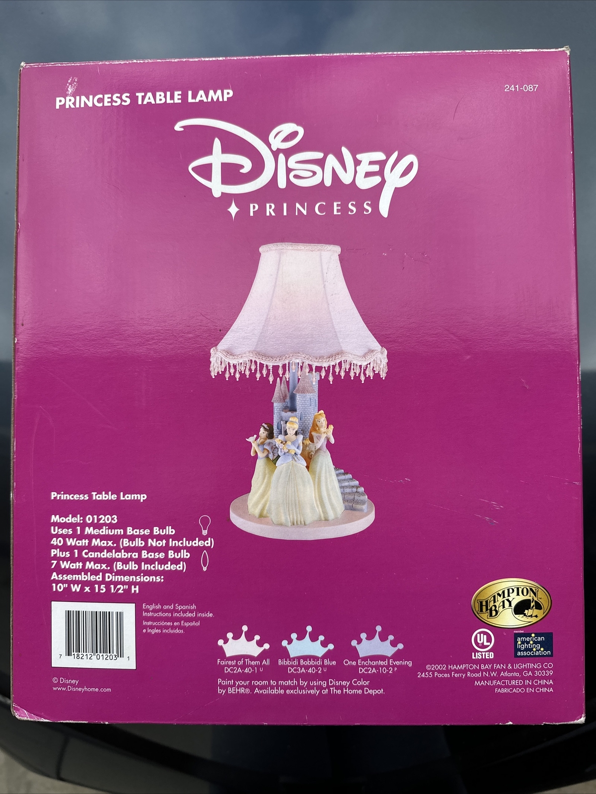 Disney Princess Lamp Home Depot