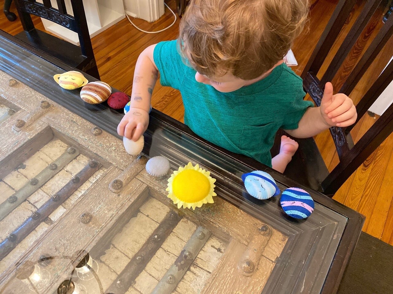 Solar System Felt Toy Sun Planets Baby Gift Nursery Crib Decor ...