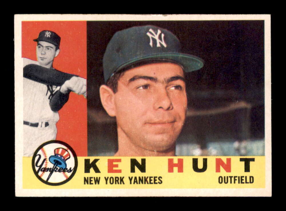 1960 Topps #522 Ken Hunt RC NM+ X2845819 | eBay