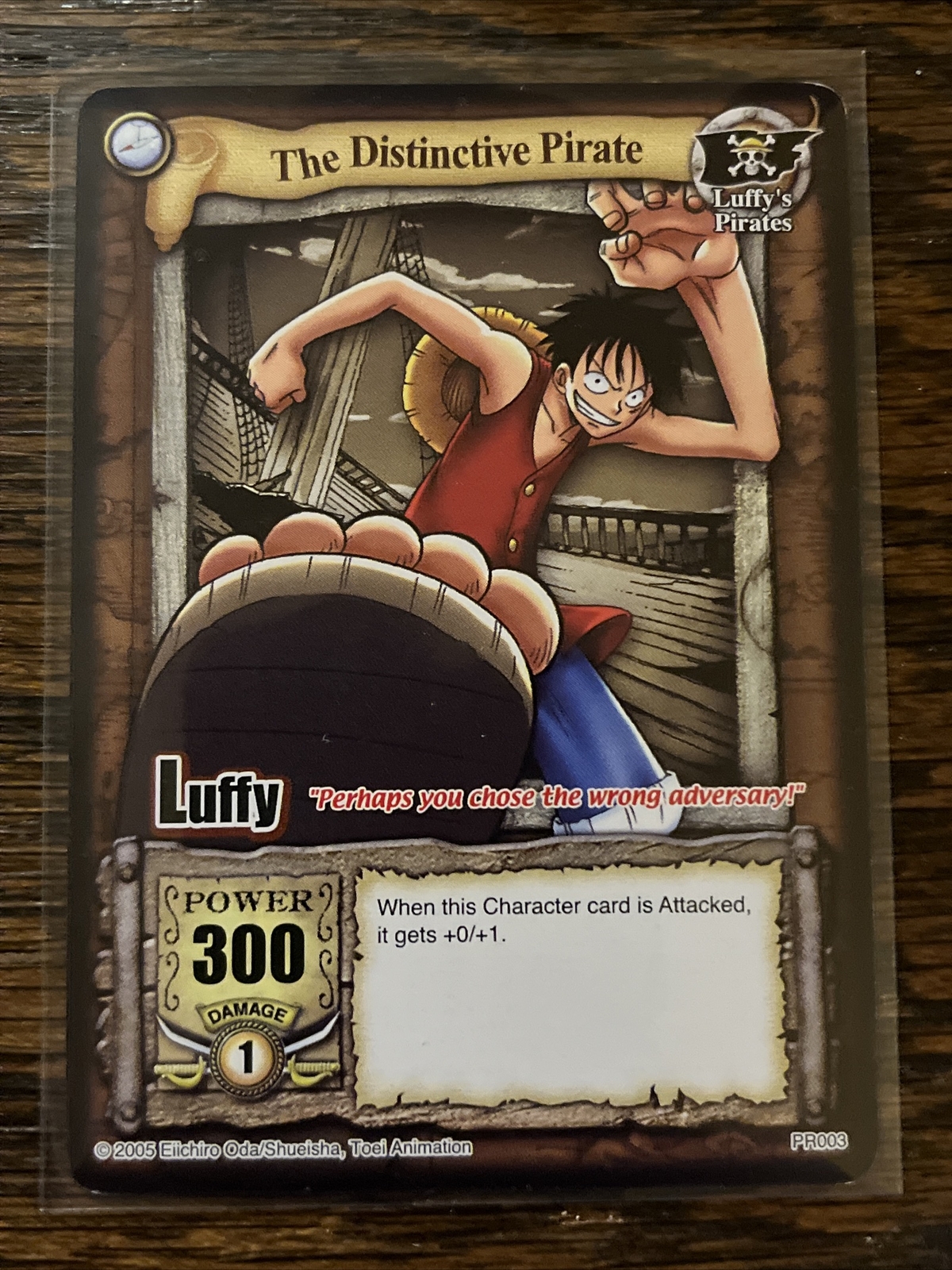 One Piece The Quest Begins CCG The Distinctive Pirate Luffy 2005 PR003 ...