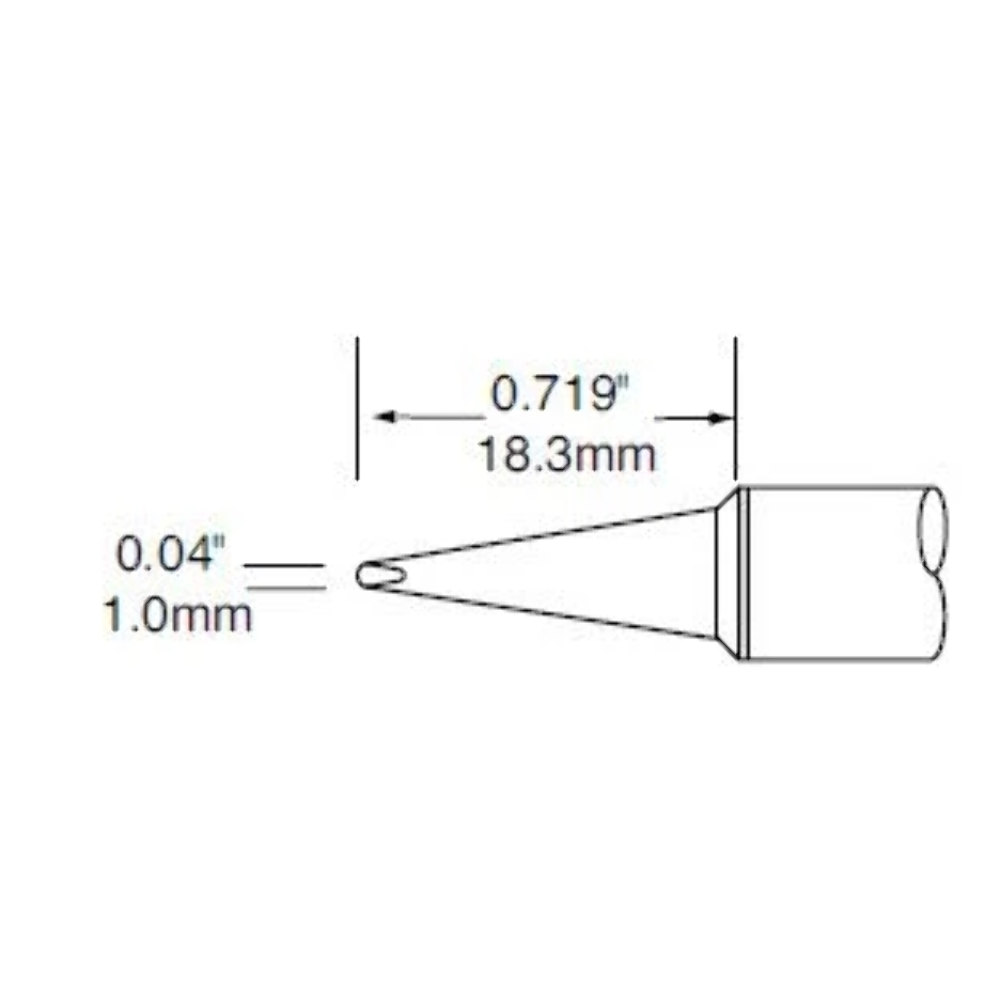 Metcal Tip Chisel 1mm (0.039") STV-CH10A | eBay