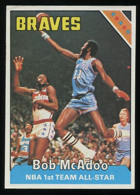 1975 TOPPS BASKETBALL #10 BOB McADOO *CENTERED* | eBay