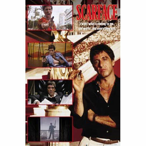 Scarface Movie Quote Poster Scarface Cast Al Pacino Plus Signed 1983