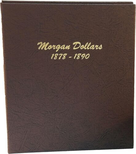 Morgan Dollars 1878 - 1890 Dansco Album 7178 Coin Folder 4 Pages | eBay