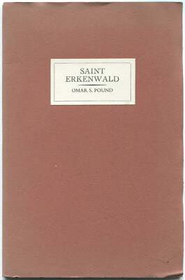 Omar S POUND / Saint Erkenwald Signed 1st Edition 1983 | eBay