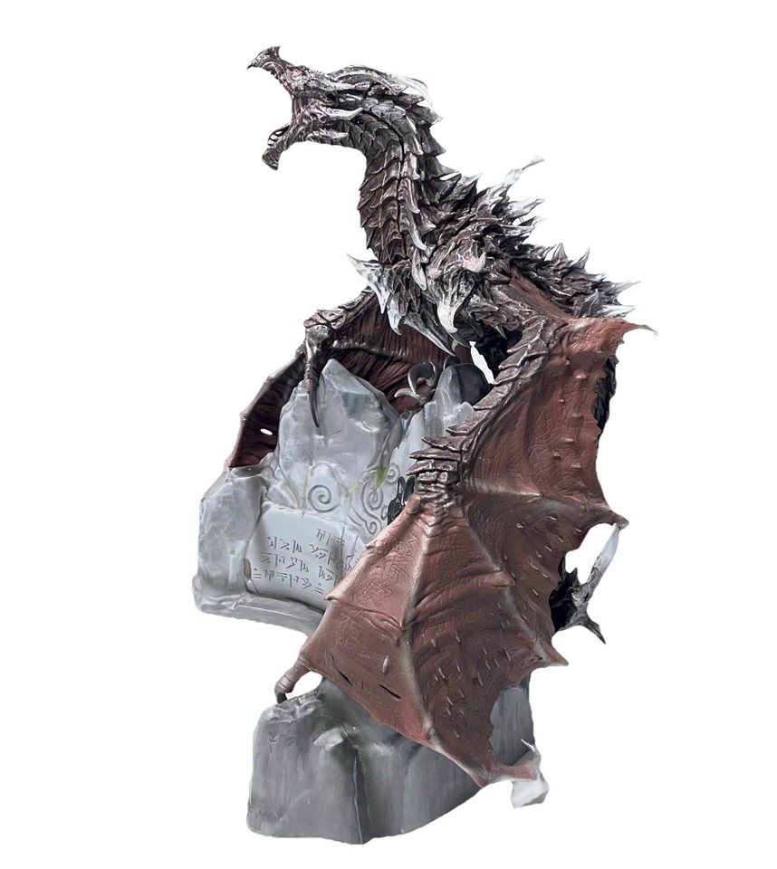 The Elder Scrolls V: Skyrim Collector's Edition Alduin Dragon Statue ...