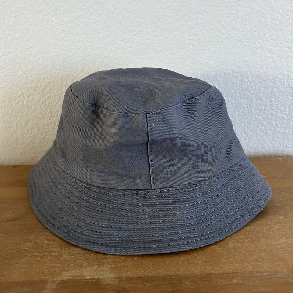 Dripping Skull Bucket Hat, Grey, Embroidered, Punk Skater Grunge | eBay