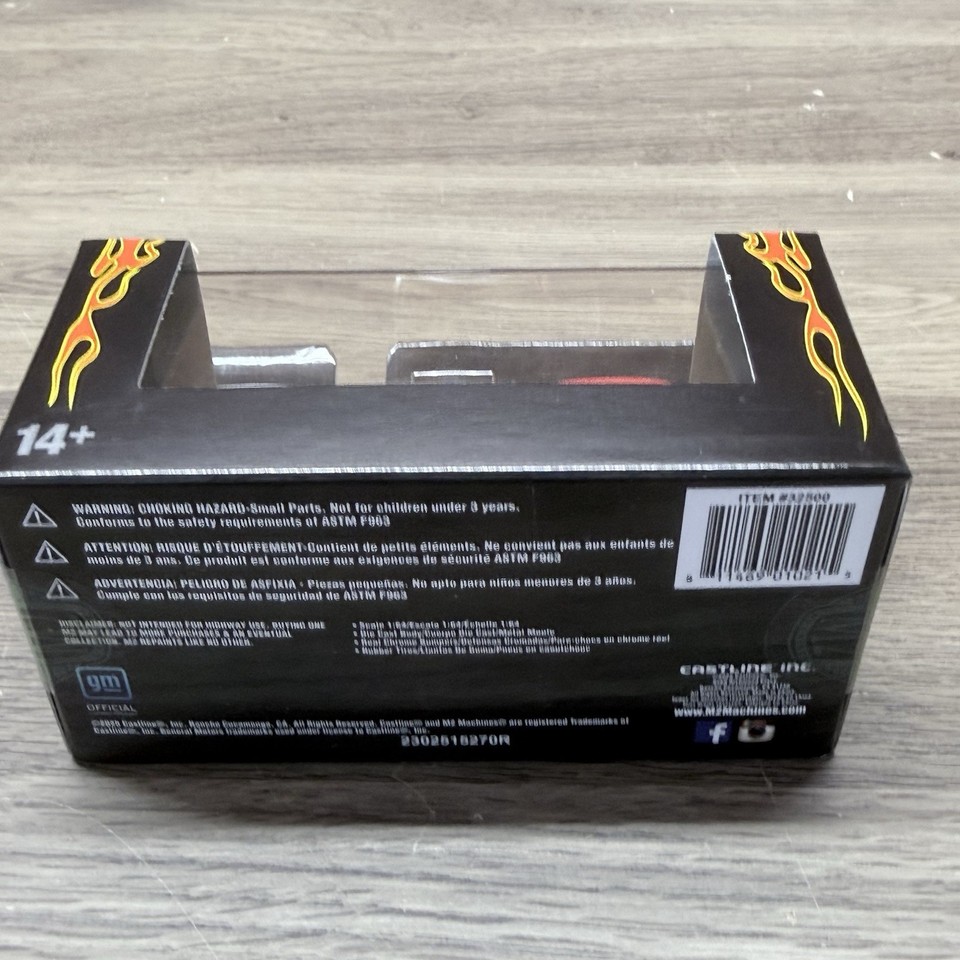 M2 Machines 1958 Chevrolet Impala Chevy S144 25-97 NIB Black W Flames ...