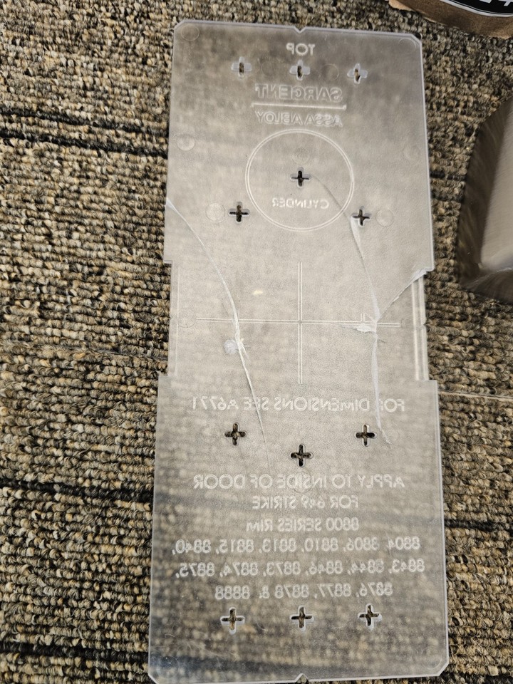 Sargent ASSA ABLOY 68444953 33 Exit Device LD 8810 F FLW 32D 32D LHR 1 ...