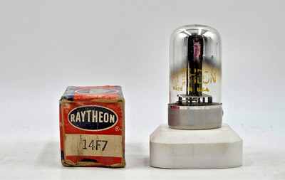 14Q7 Raytheon Loctal Tube New (New Old Stock) Test NEW 1 Year Warranty ...