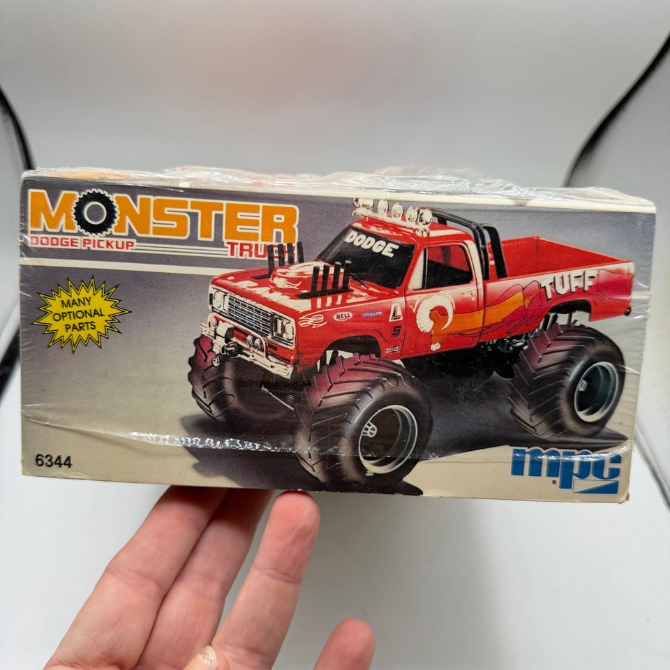 vintage 1982 MPC Monster Dodge Pickup Truck Tuff Ram 1/25 model kit | eBay