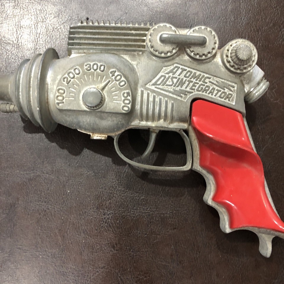 RARE! Metal 1950s Hubley Atomic Disintegrator Space Pistol Missing ...