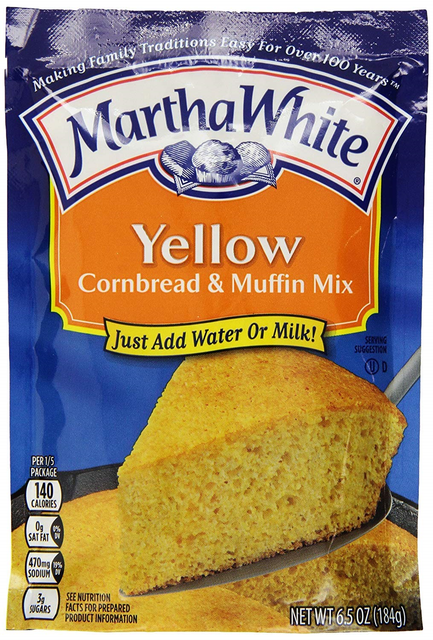 6 Bags 6oz Yellow Cornbread Mix Corn Bread Gladiola Martha White for ...