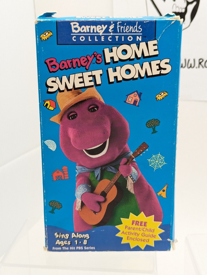 Barney Home Video Barney's Home Sweet Homes VHS 1993 45986990419 | eBay