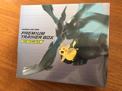 Pokemon 2018 SMJ Tag Team GX Premium Trainer Box sealed, inside 20x SM9 ...