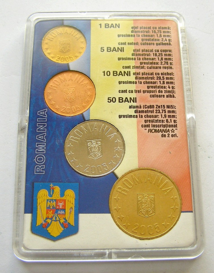 ROMANIA OFFICIAL COINS MINT SET 2005 BY ROMANIAN NATIONAL BANK | eBay