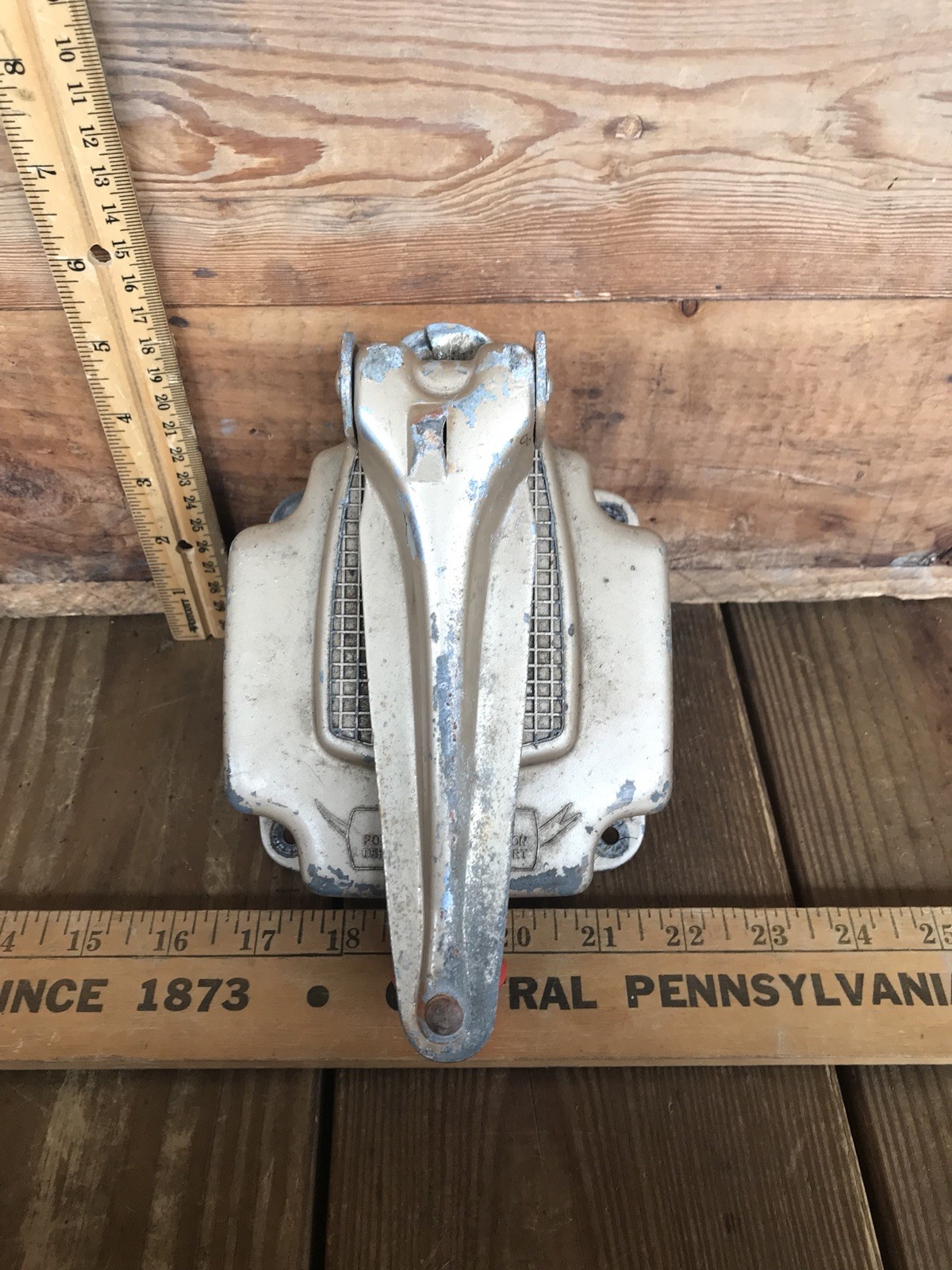 Vtg Industrial Hand Crank Opener ? Wall Mount ? Spring Loaded | eBay