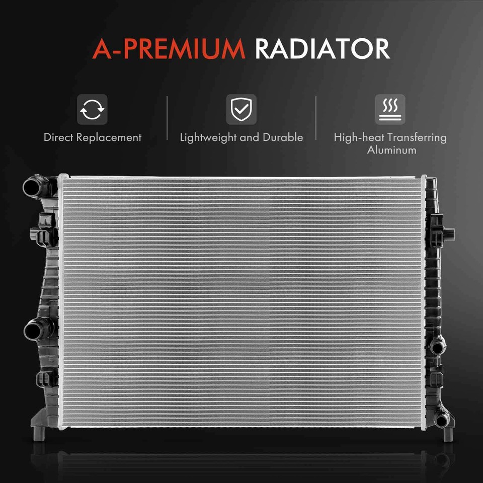 Engine Cooling Radiator for Audi A3 8V VW Golf VII Skoda Octavia III ...