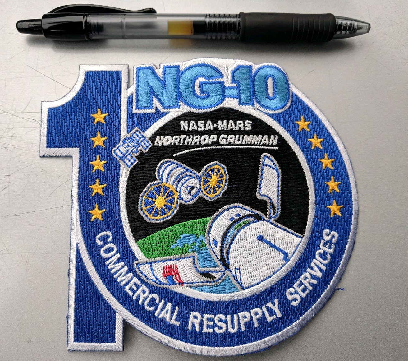 NASA - MARS NORTHROP GRUMMAN NG 10 Mission patch | eBay
