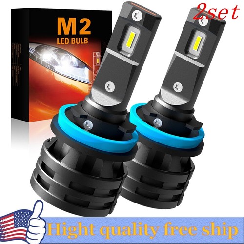 4X H11 H8 LED Headlight Super Bright bulb Kit 8000K White 330000LM High ...