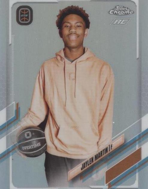 2021-22 Topps Chrome OTE Overtime Elite - Jaylen Martin #73 Refractor ...