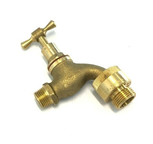 AW Metforge TH03VB Watermark 15mm 1/2" MI Rough Brass Tap w/ Vacuum ...