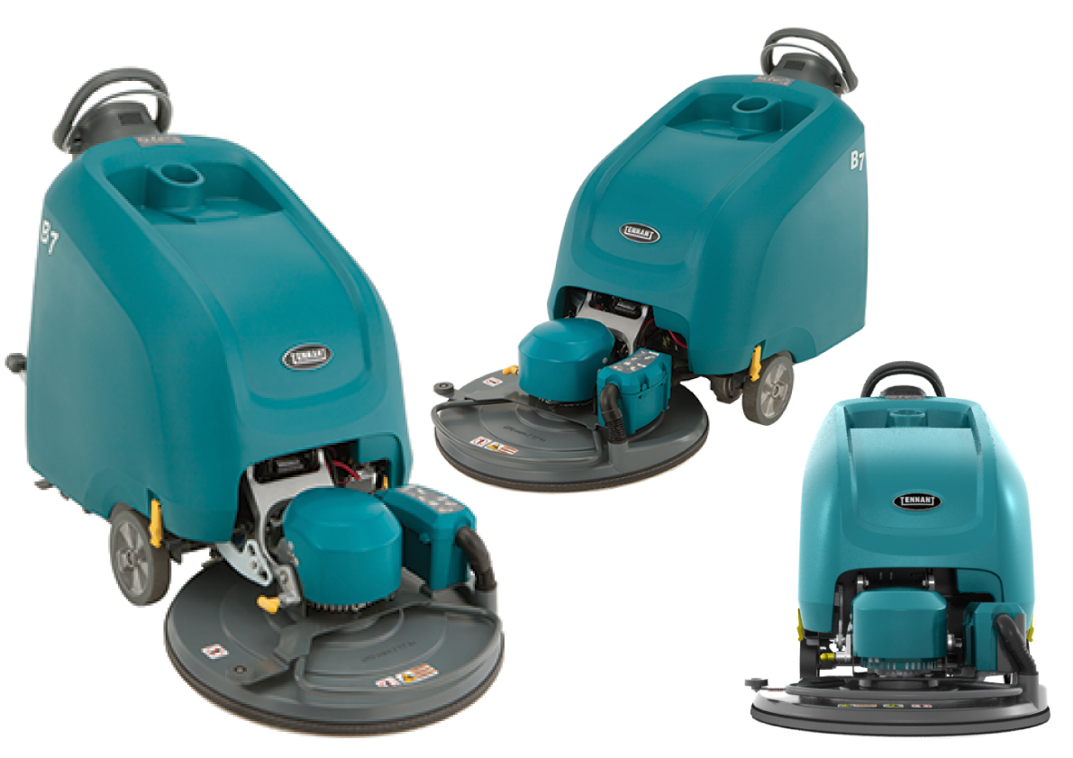 DEMO TENNANT B7 27-inch Battery-Powered Walk Behind Burnisher under ...