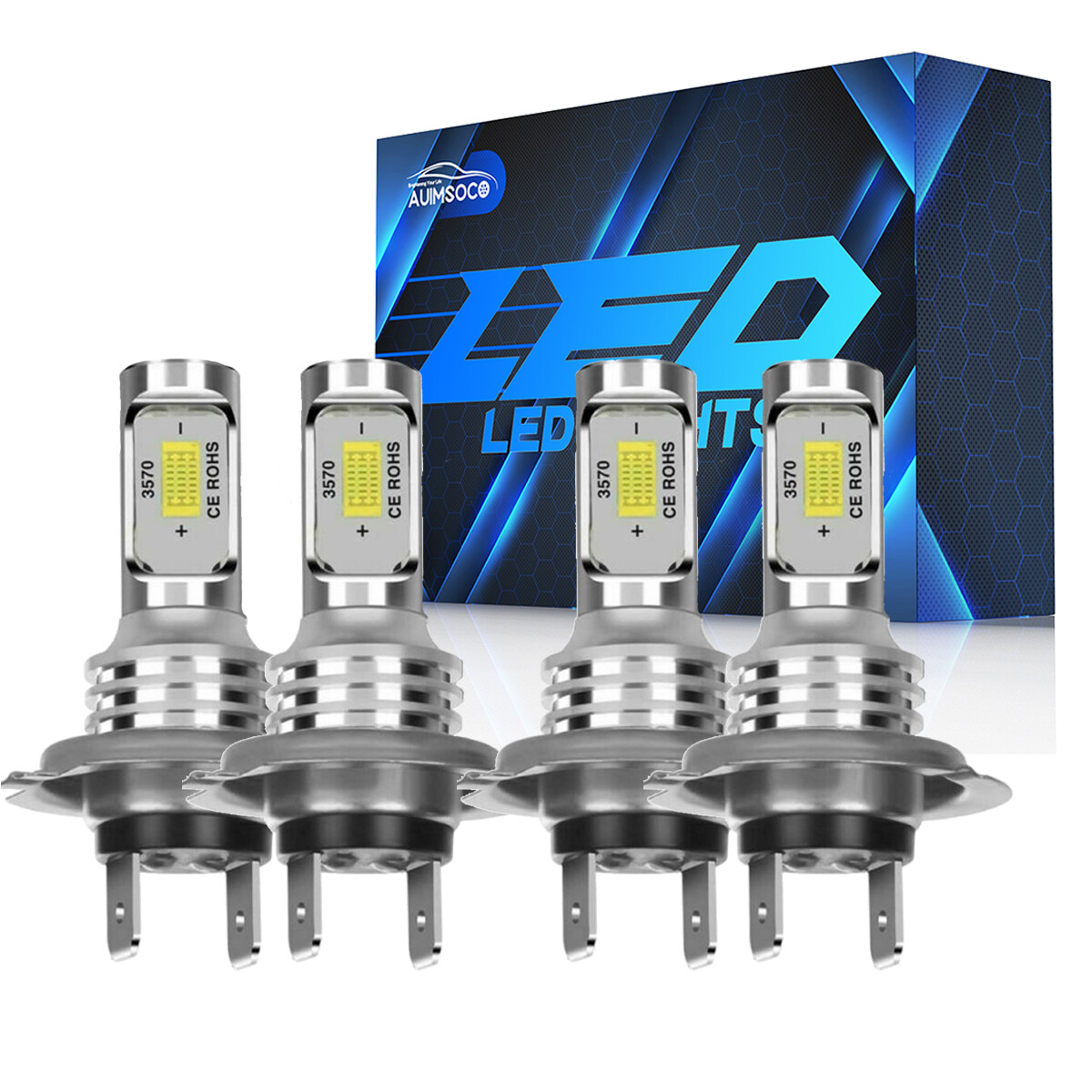 For BMW 328i 2007 - 2016 6x Bulbs LED Headlights Hi/Low Beams Lights ...